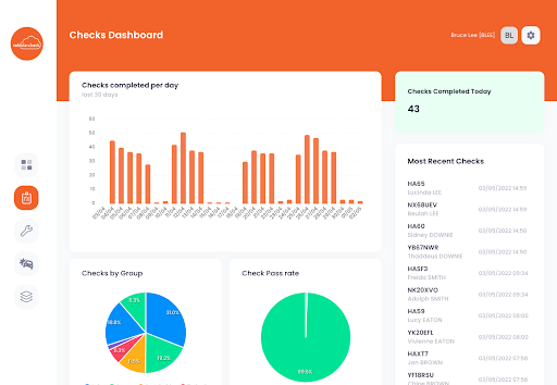 vehicle check - Daily walkaround checks for your whole fleet