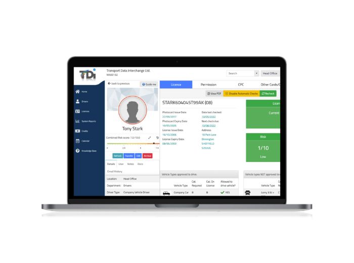 TDi Software | Automated DVLA licence check for fleet managers